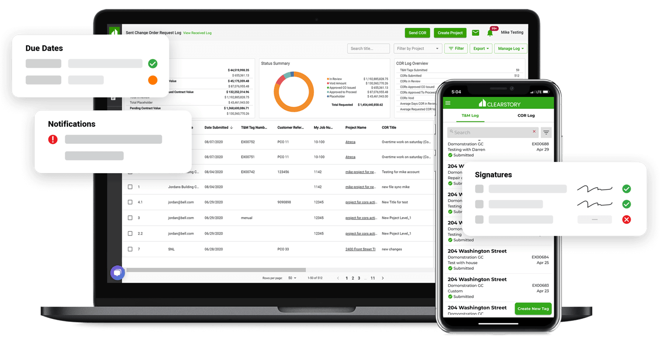 Construction's Change Order Communication Platform | Clearstory
